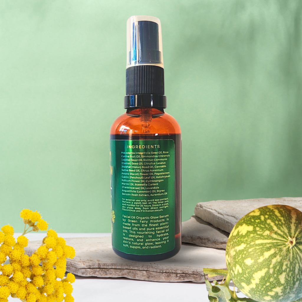 Facial Oil | Organic Glow Serum | Green Fairy